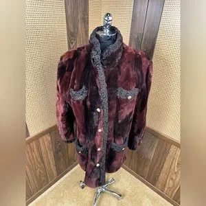 Utex | Jackets & Coats | Vintage Utex For Laura Dyed Sheared Beaver ...